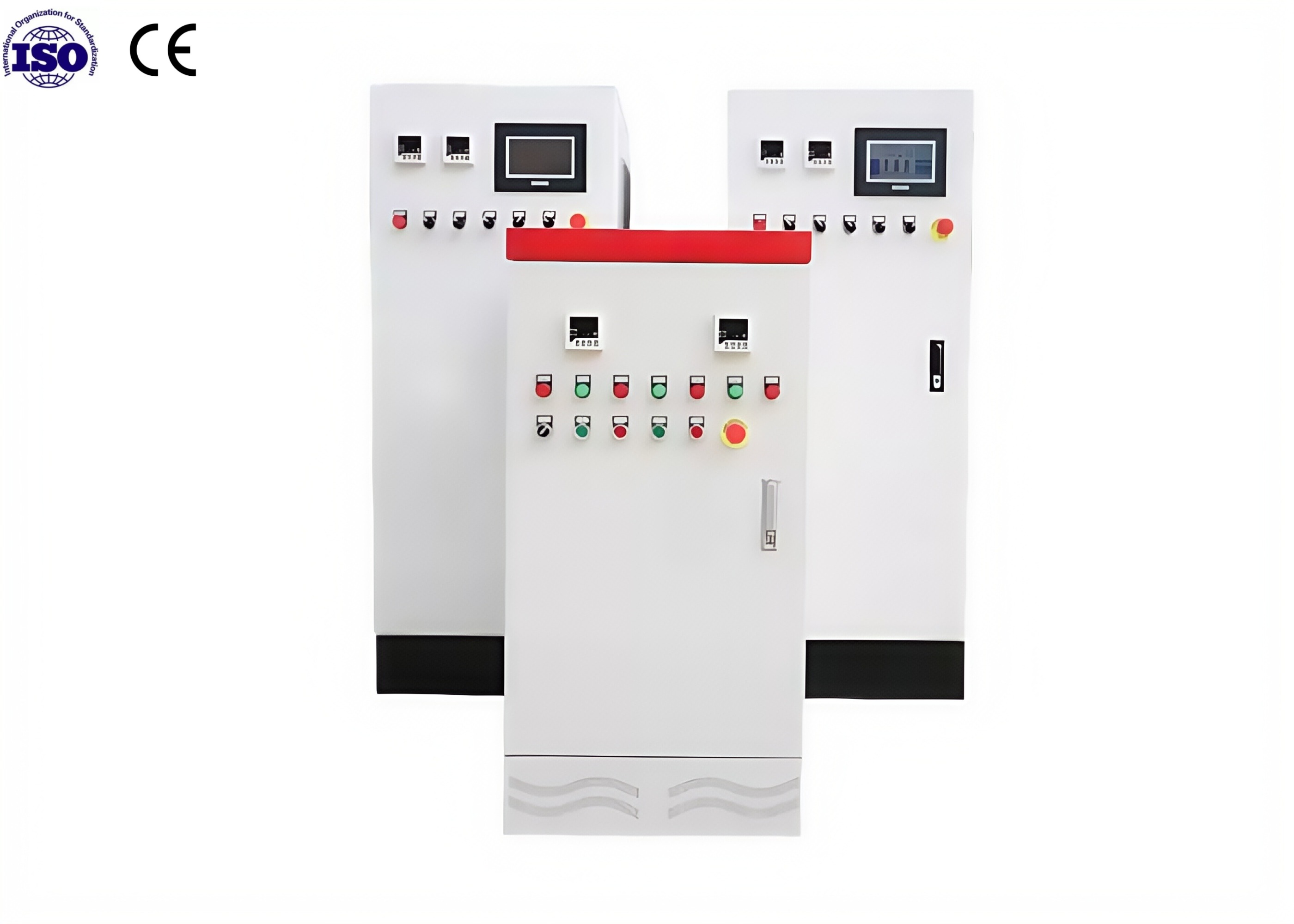 Carbon Steel Industrial Electrical Cabinet PLC Control Panel Floor ...